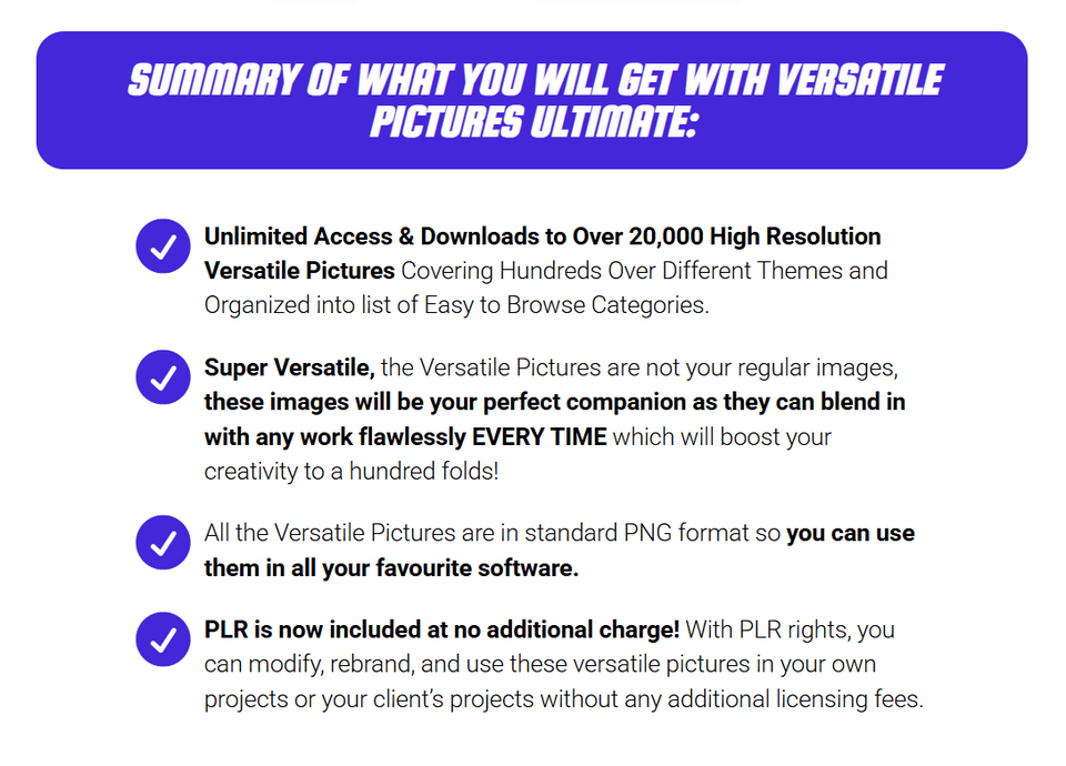 Versatile Pictures Ultimate Review & Bonuses: It Is Worth It?