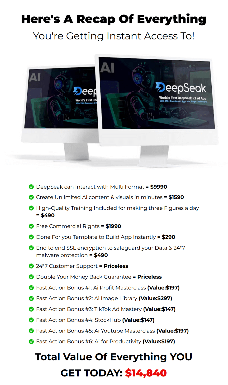 DeepSeak Review, OTO & Bonus: Your "DeepSeek" AI Pal