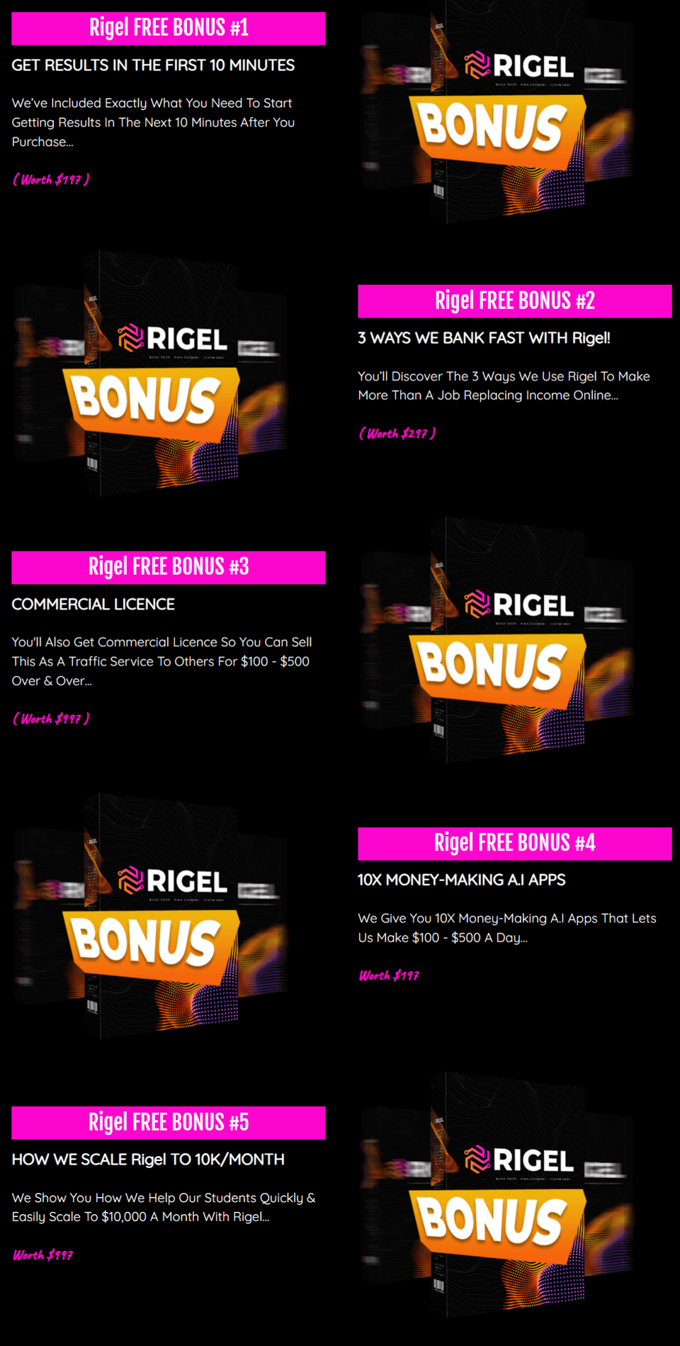 Rigel App Review, OTO & Bonus: "DeepSeek" Profit Maker?