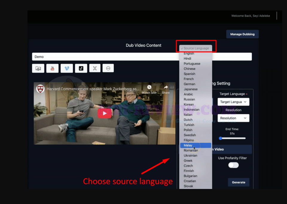 Dubbify AI Review & Bonus: Unlock Multilingual Video Power
