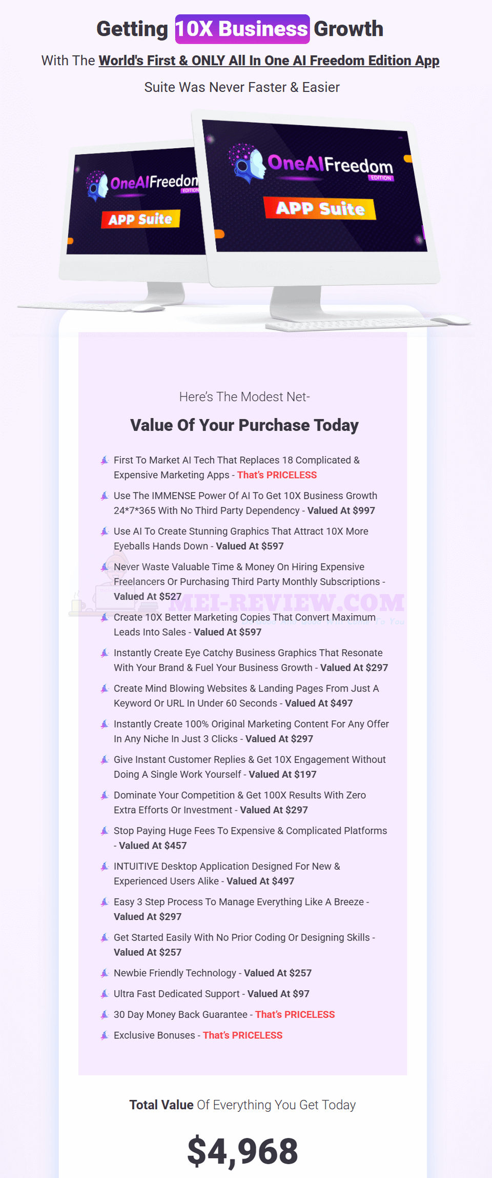 OneAI Freedom Edition Review, Bonuses, OTO & Coupons