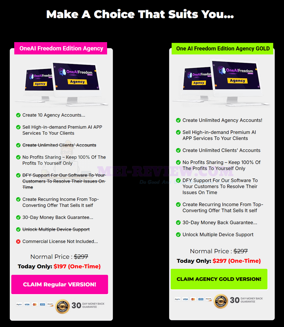 OneAI Freedom Edition Review, Bonuses, OTO & Coupons