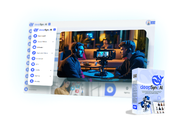 DeepSync AI Review & Bonuses: AI Tool for No-Face Videos