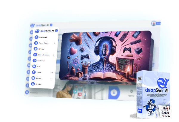 DeepSync AI Review & Bonuses: AI Tool for No-Face Videos