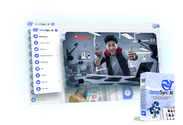 DeepSync AI Review & Bonuses: AI Tool for No-Face Videos