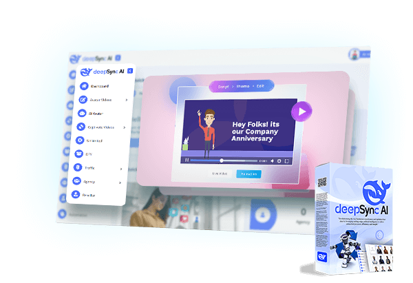 DeepSync AI Review & Bonuses: AI Tool for No-Face Videos