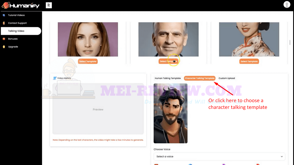 Humanify Review & Bonus: AI Tool for Virtual Spokespeople