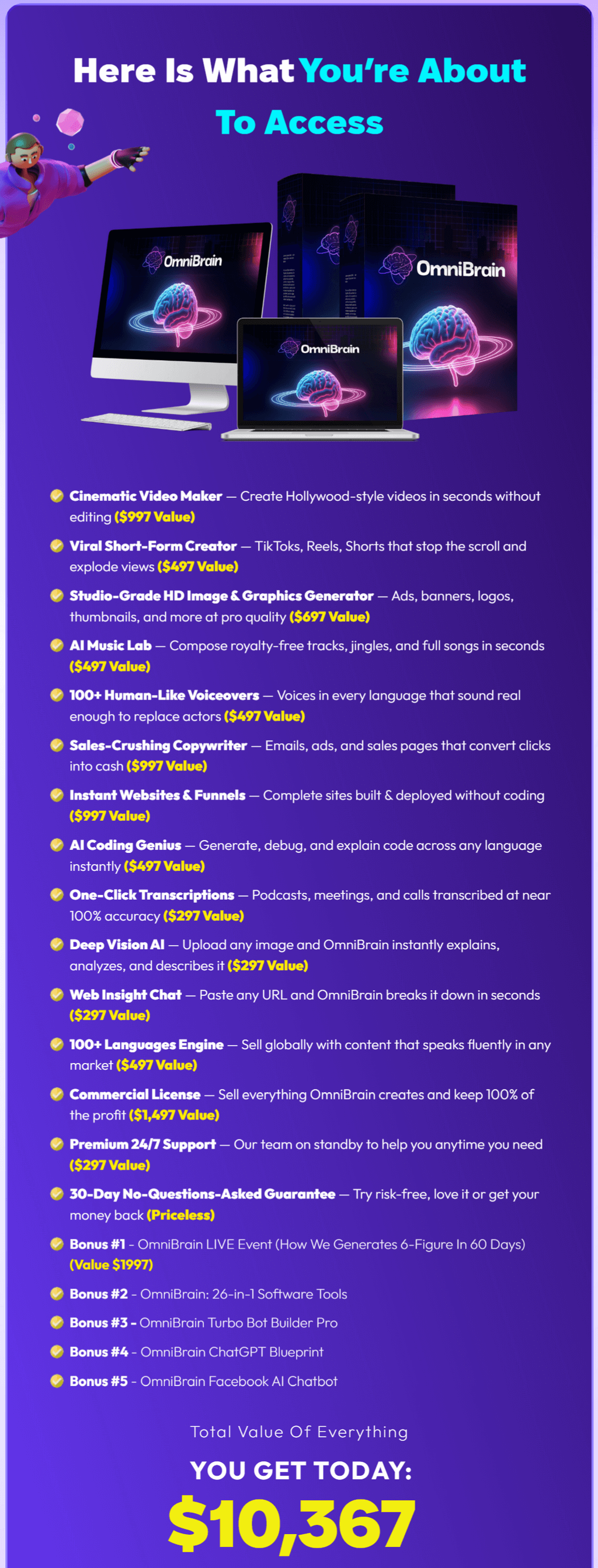 OmniBrain Review & Bonus: The Ultimate AI ‘SuperClone’