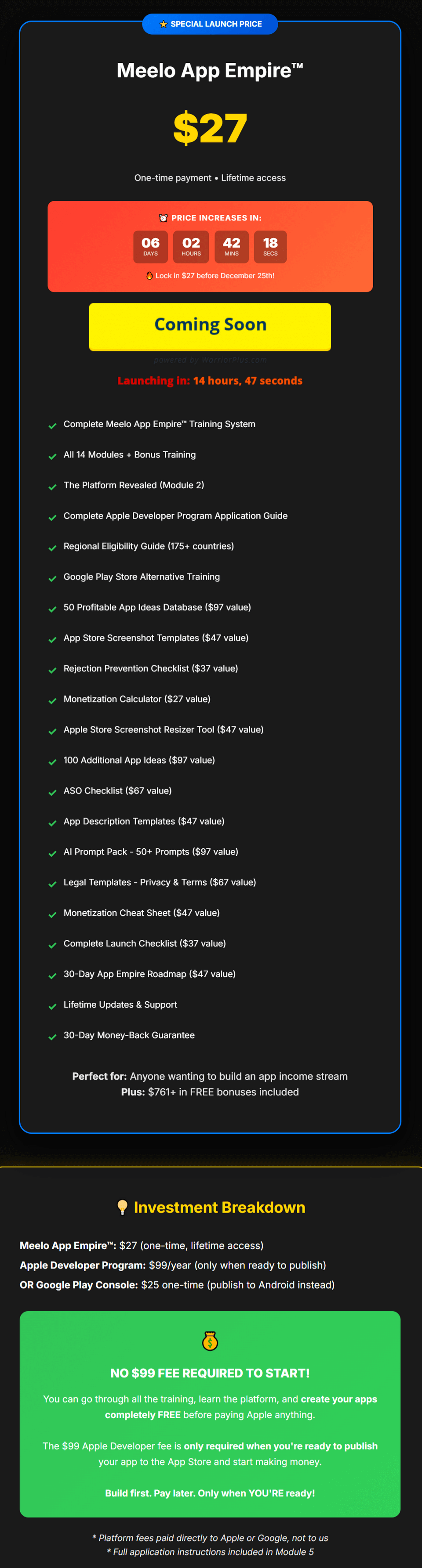 Meelo App Empire Review | The No-Code App Method That Pays